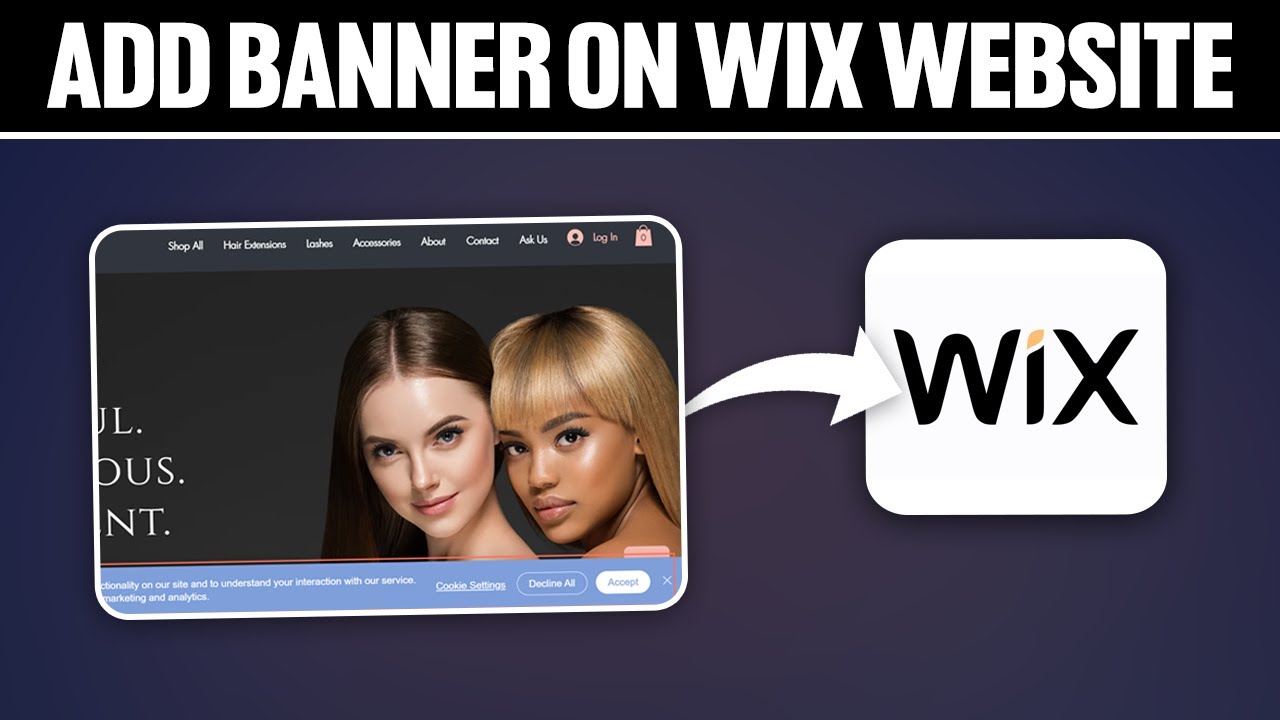 How To Add Banner on Wix Website ! (Full Tutorial) - YouTube