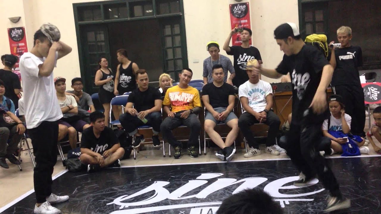 TOP8 Bboy spin(đạt bông) & Bboy Roger(SINE/Candy crew) SINE Crew 2015 ...