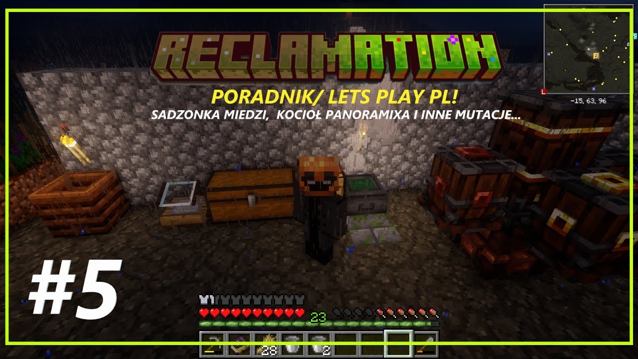 Minecraft Reclamation [#5] | Mutacje nasion, miedź i kociołek ...