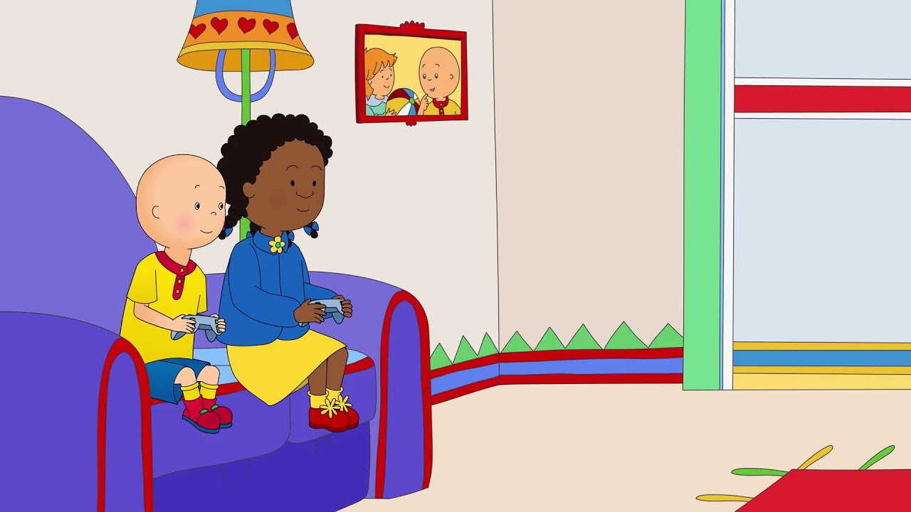 Caillou Plays Video Games | Caillou's New Adventures Full Episode - YouTube