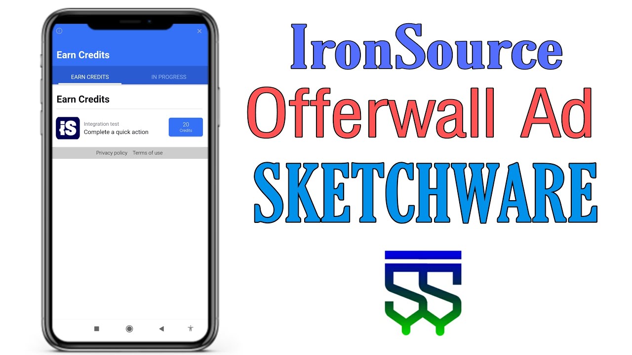 Sketchware Offerwall ad Iron Source | Iron Source ad sketchware ...