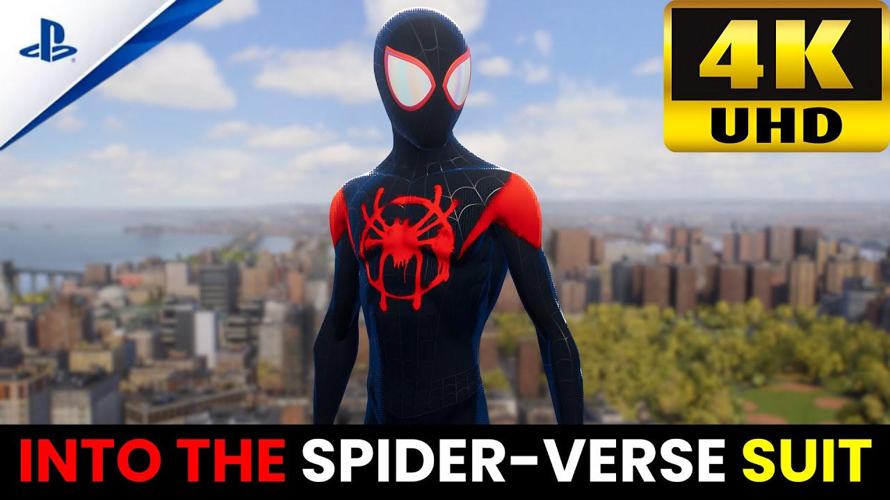 Spider Man 2 (PS5) Into the Spider-Verse Suit Gameplay | Free Roam ...