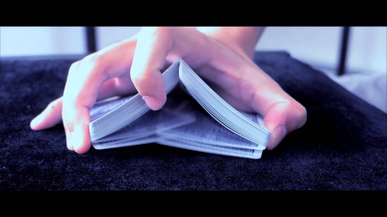 One Handed Table Shuffle - Tutorial - YouTube