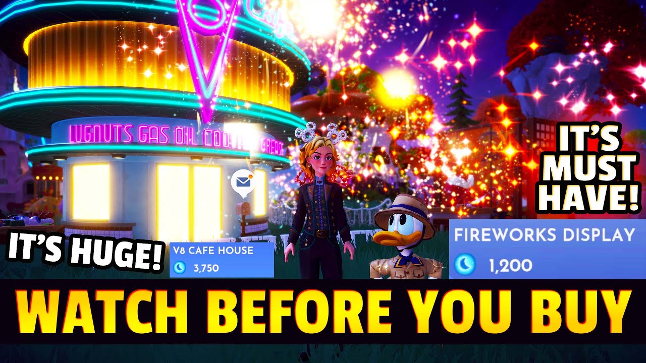 NEW Premium Shop Review in Disney Dreamlight Valley. Fireworks Are ...