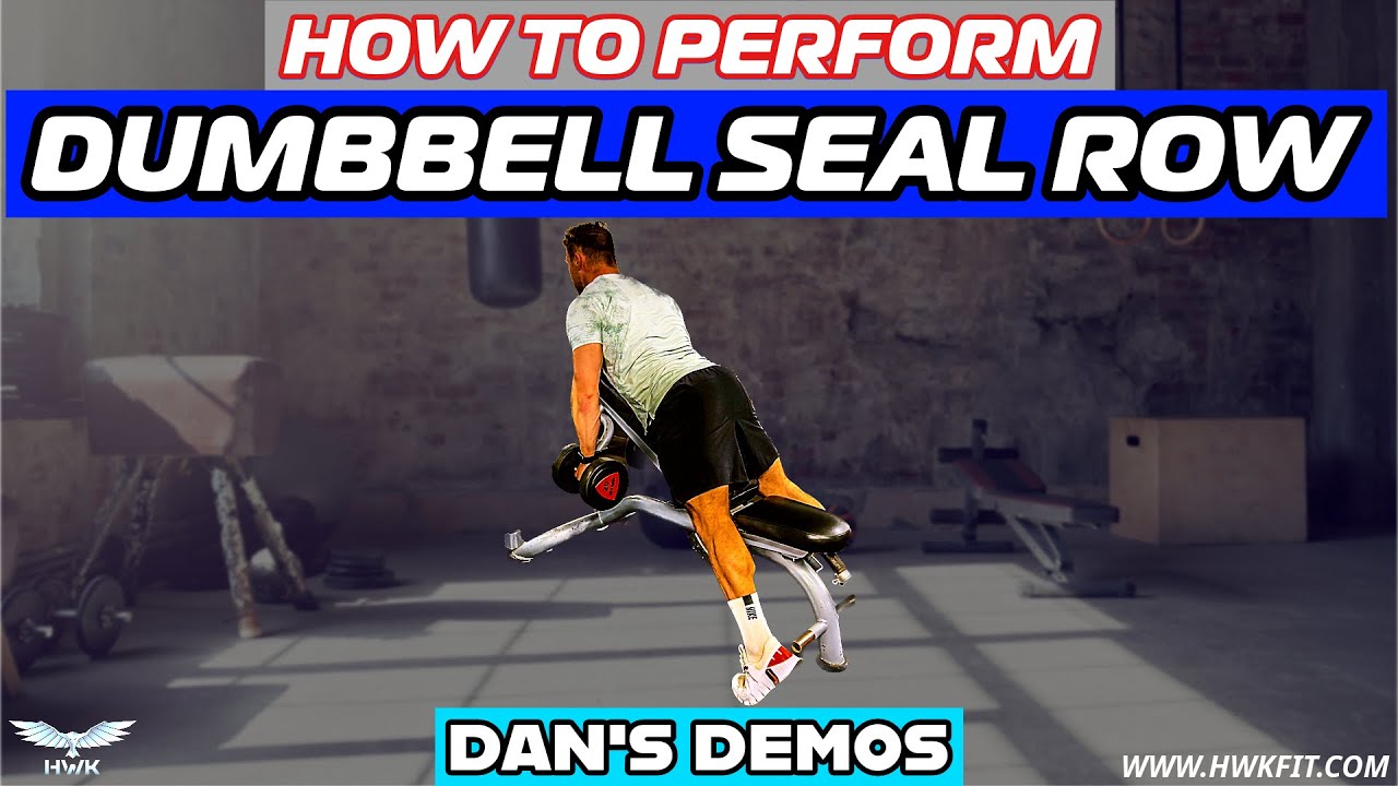 Dumbbell Seal Row - YouTube