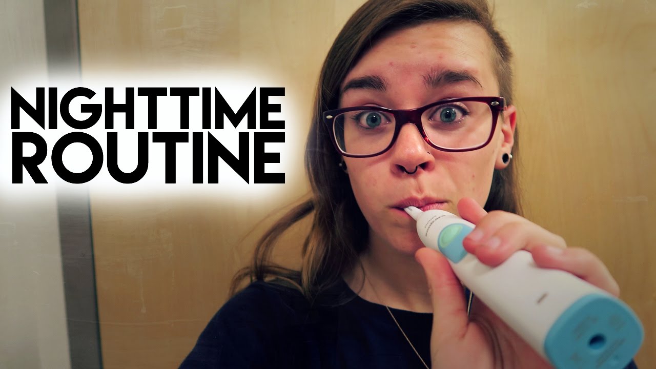 Night Time Routine - College Dorm - YouTube