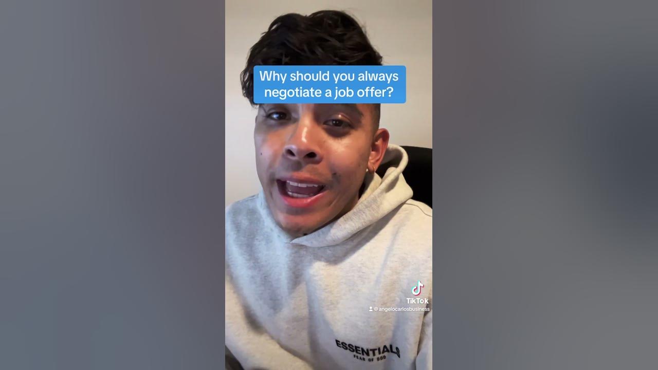 Why Should You Always Negotiate A Job Offer angelocarlos motivation yourcareer YouTube why-should-you-always-negotiate-a-job-offer-angelocarlos-motivation-yourcareer-youtube