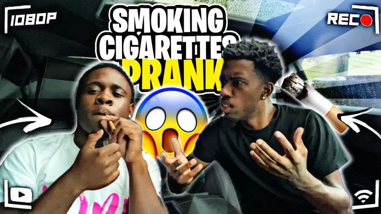 SMOKING CIGARETTES PRANK ON GOTDAMNSAM!!! (Must Watch) *Hilarious😂 ...