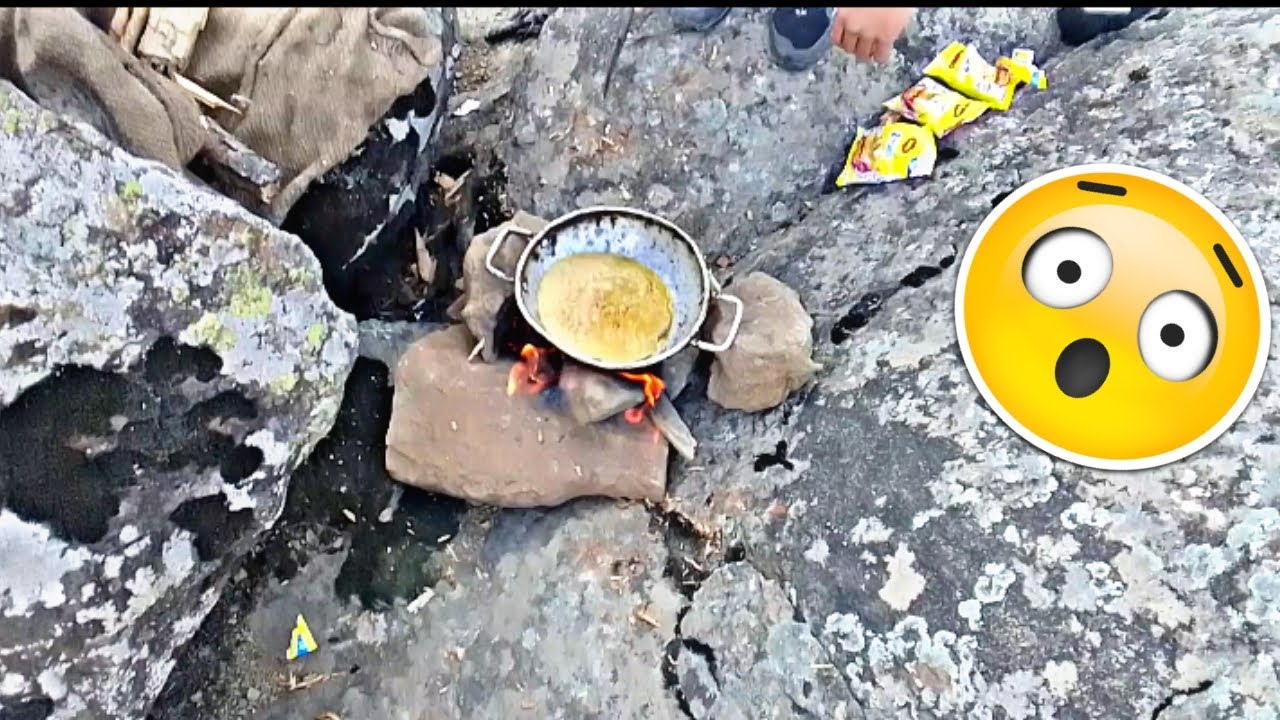 First experience of Maggie cooking in forest 😋 - YouTube