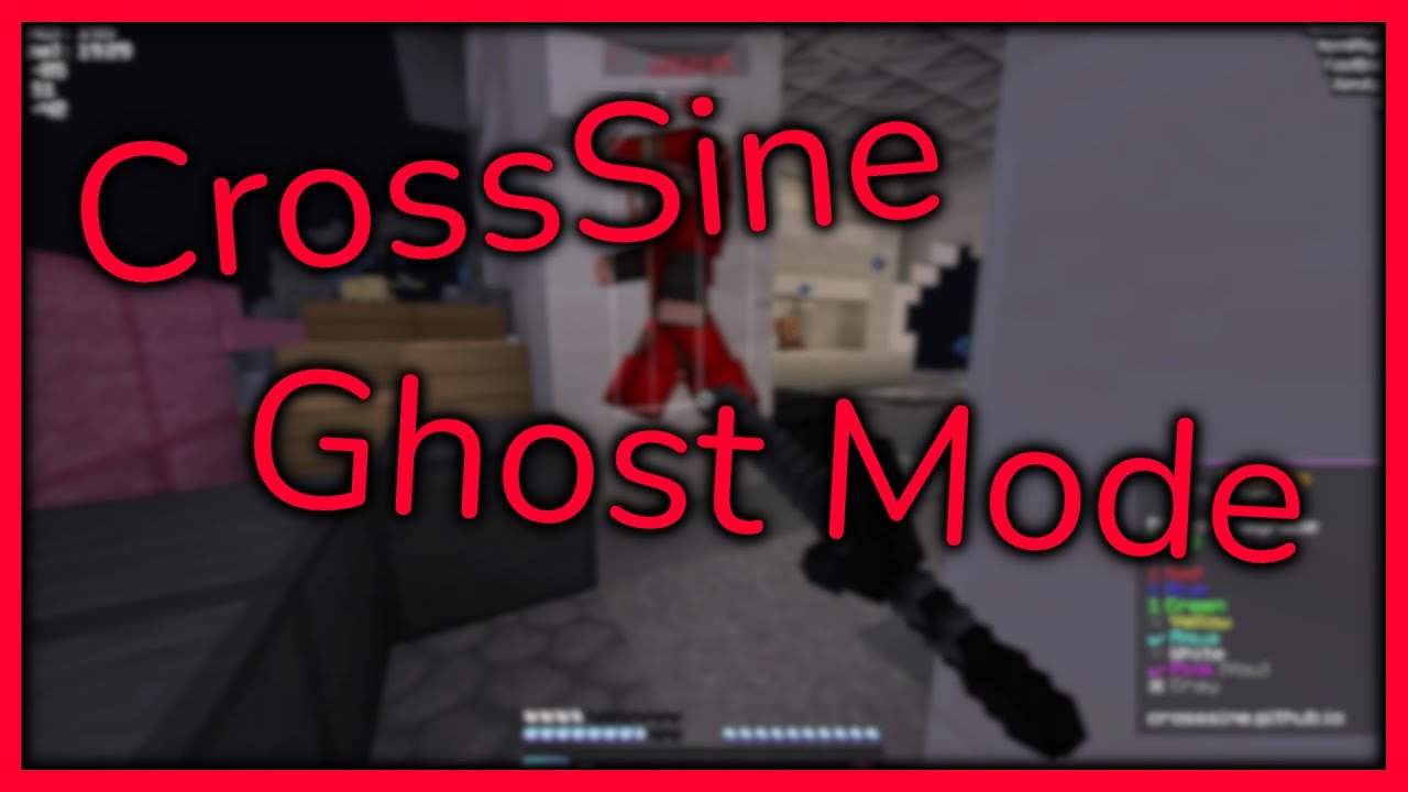CrossSine Ghost Mode review | Free Hybrid Client - YouTube