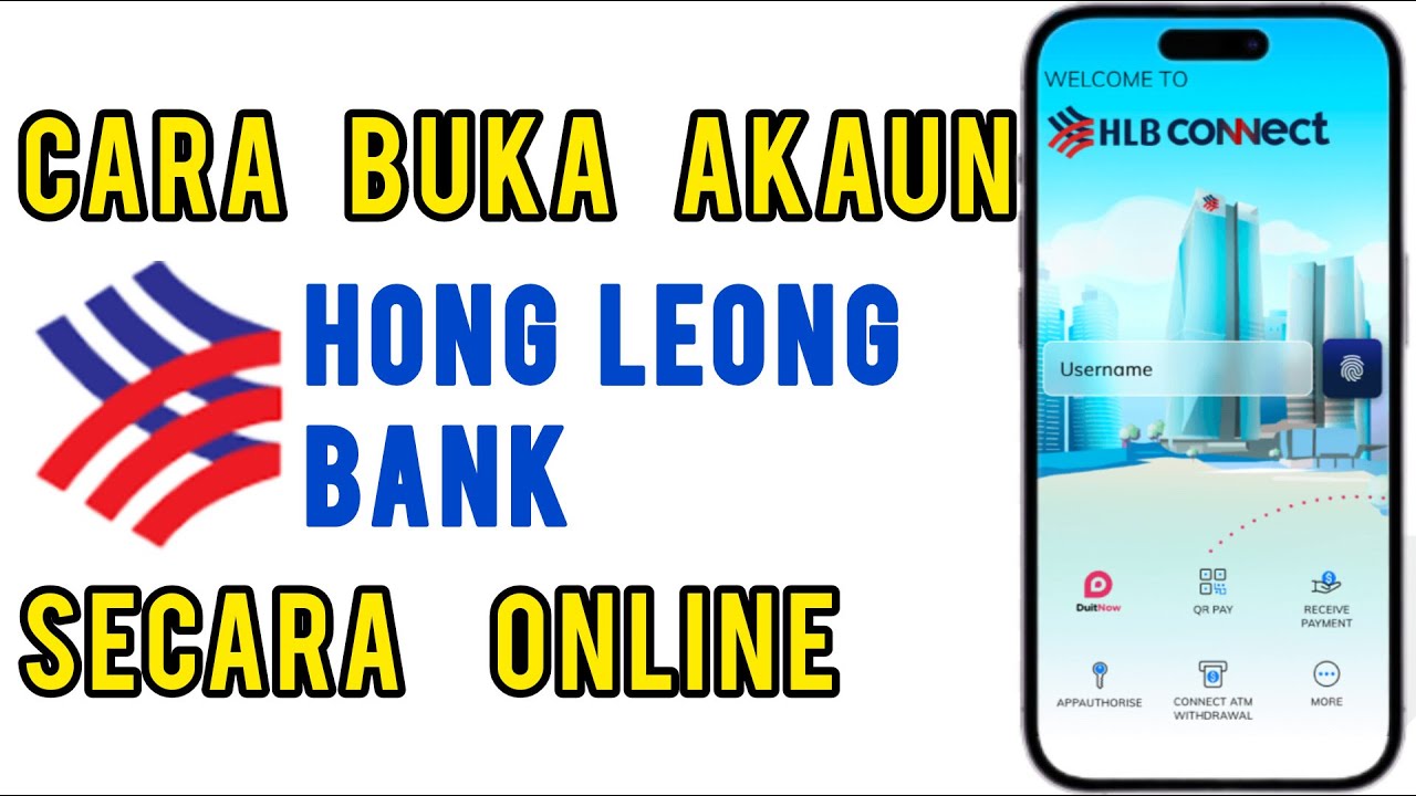 Cara buka Akaun Hong Leong Bank Online - YouTube