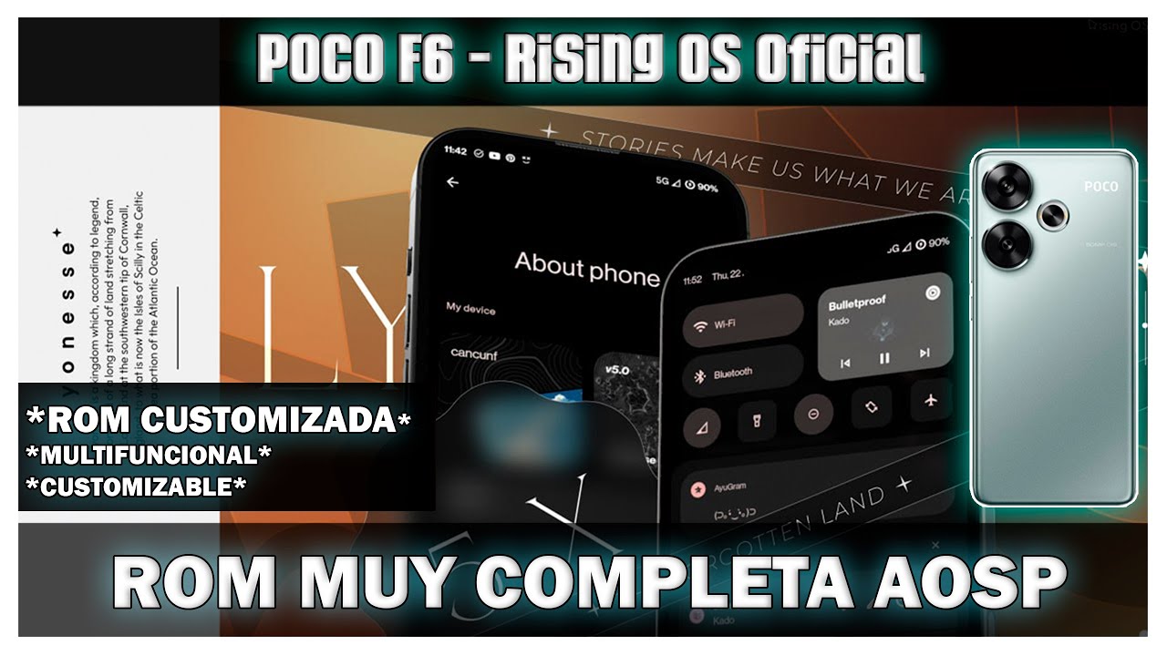 Poco F6 - Rising OS ! OFICIAL ! LA PRIMERA ROM AOSP CON CAMARA ! Y ...