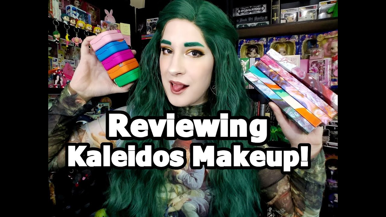 Reviewing Kaleidos Makeup Palettes And Highlighters! - YouTube