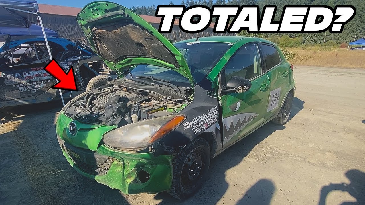 Rebuilding a Wrecked Mazda2 Rally Car Pt. 1 - YouTube