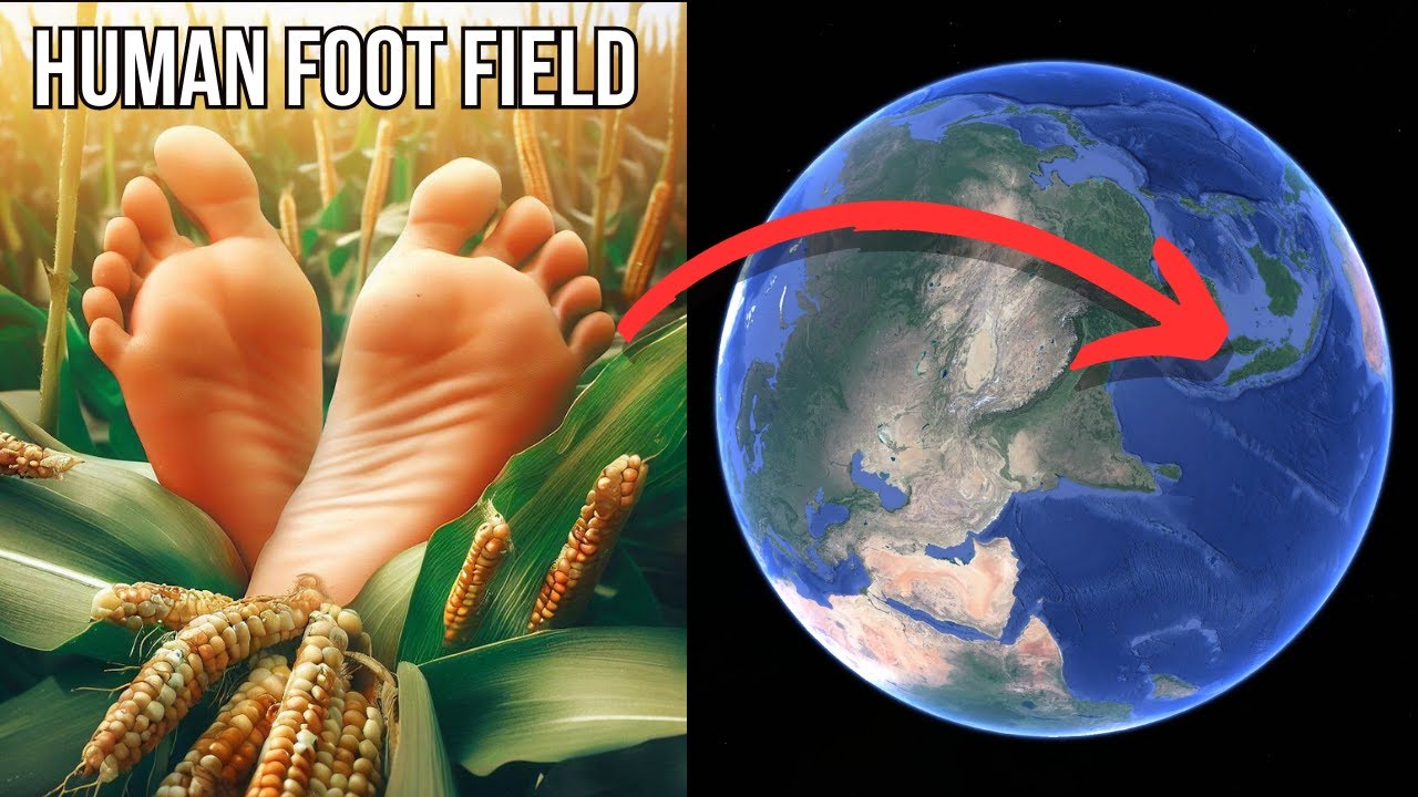 Secret Human Foot Field found on Google Earth and Google Map😱🥵 # ...