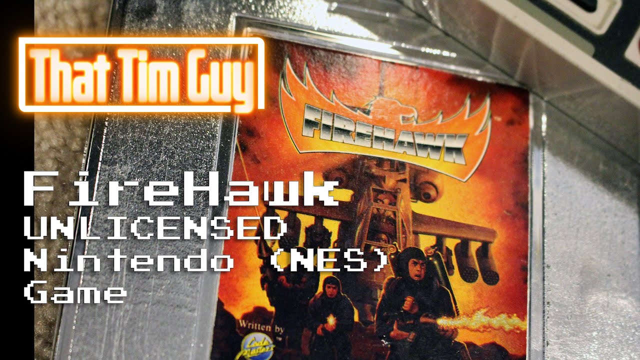 FireHawk (UNLICENSED) Nintendo (NES) Game from Codemasters - YouTube