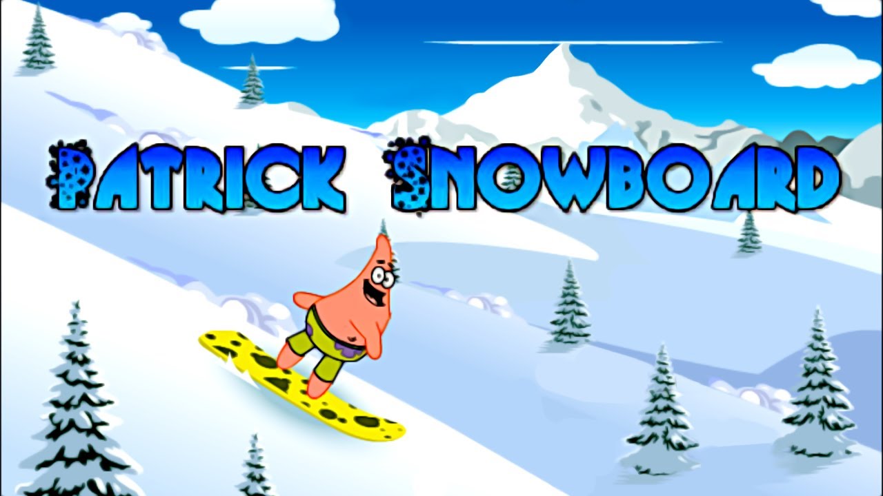 Nickelodeon: Patrick Snowboard by Games Dirt - YouTube