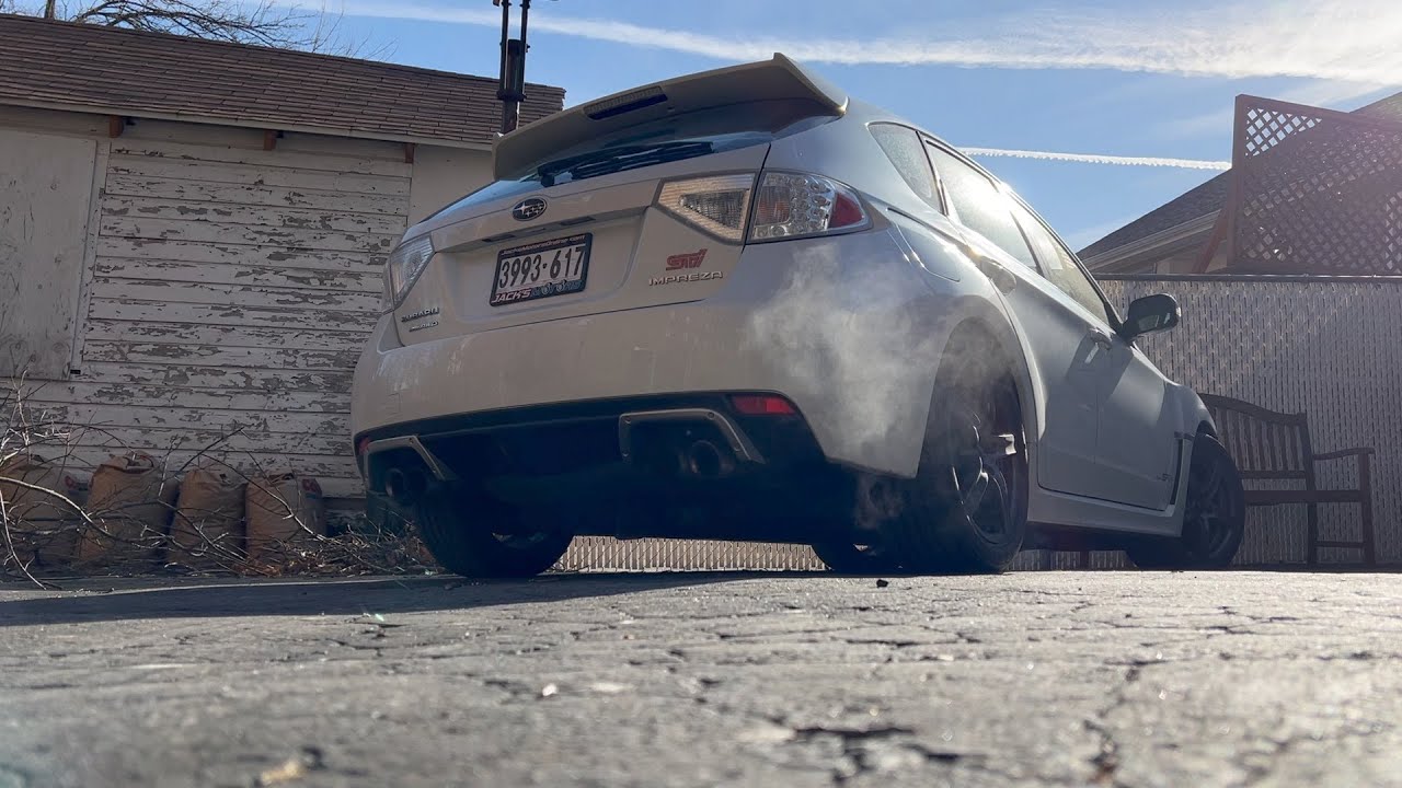 2014 Subaru STI Cold Start - SPT Catback Exhaust (Subaru Performance ...