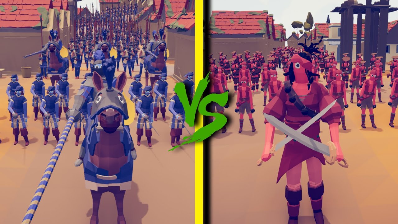 PIRATE FACTION vs RENAISSANCE FACTION - Totally Accurate Battle ...