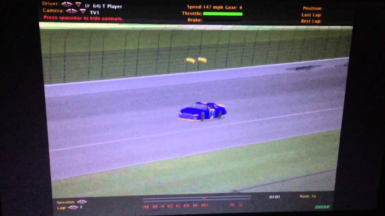 NR2003 test lap at Chicagoland - YouTube
