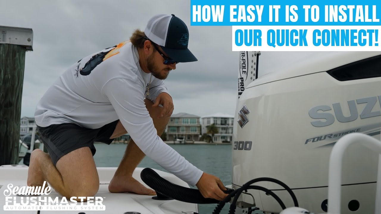Easily Installing Quick Connects On A Suzuki | Flushmaster - YouTube