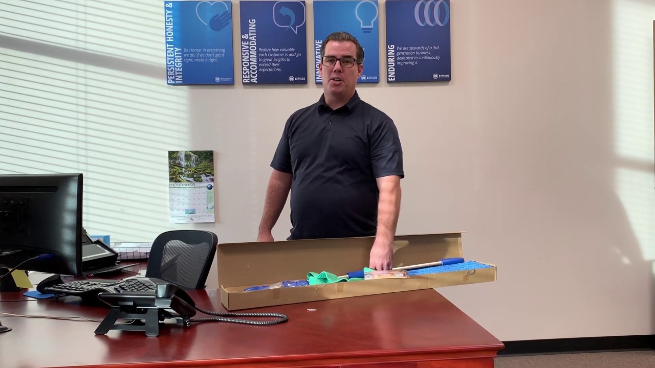 How To Assemble Your Professional Microfiber Mop System - YouTube