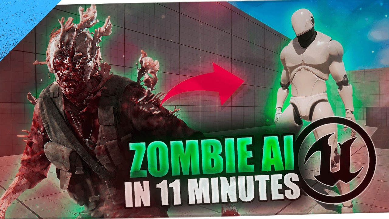 Zombie AI in 11 MINUTES | Unreal Engine 5 - YouTube
