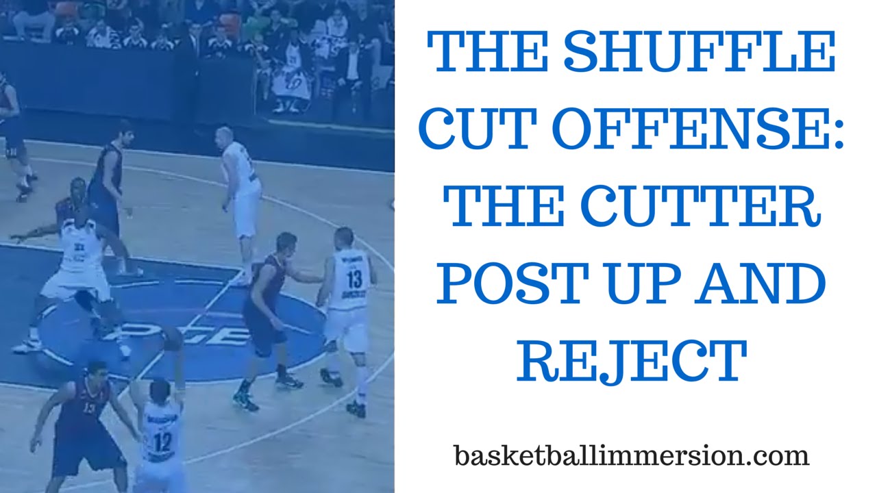 The Shuffle Cut Offense The Cutter Post Up and Reject - YouTube