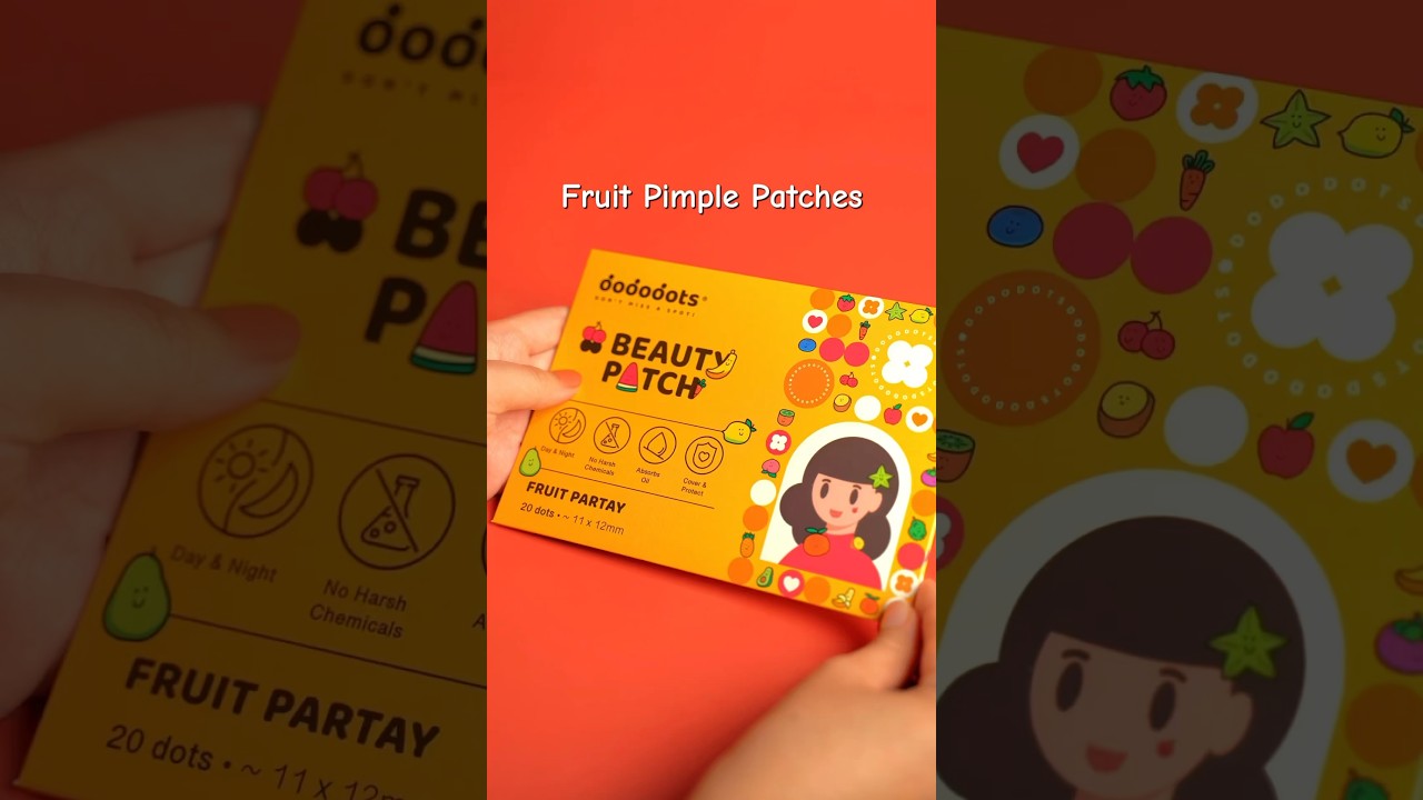 Dododots fruit acne patches 🥹🍉 #dododots #acnepatch - YouTube