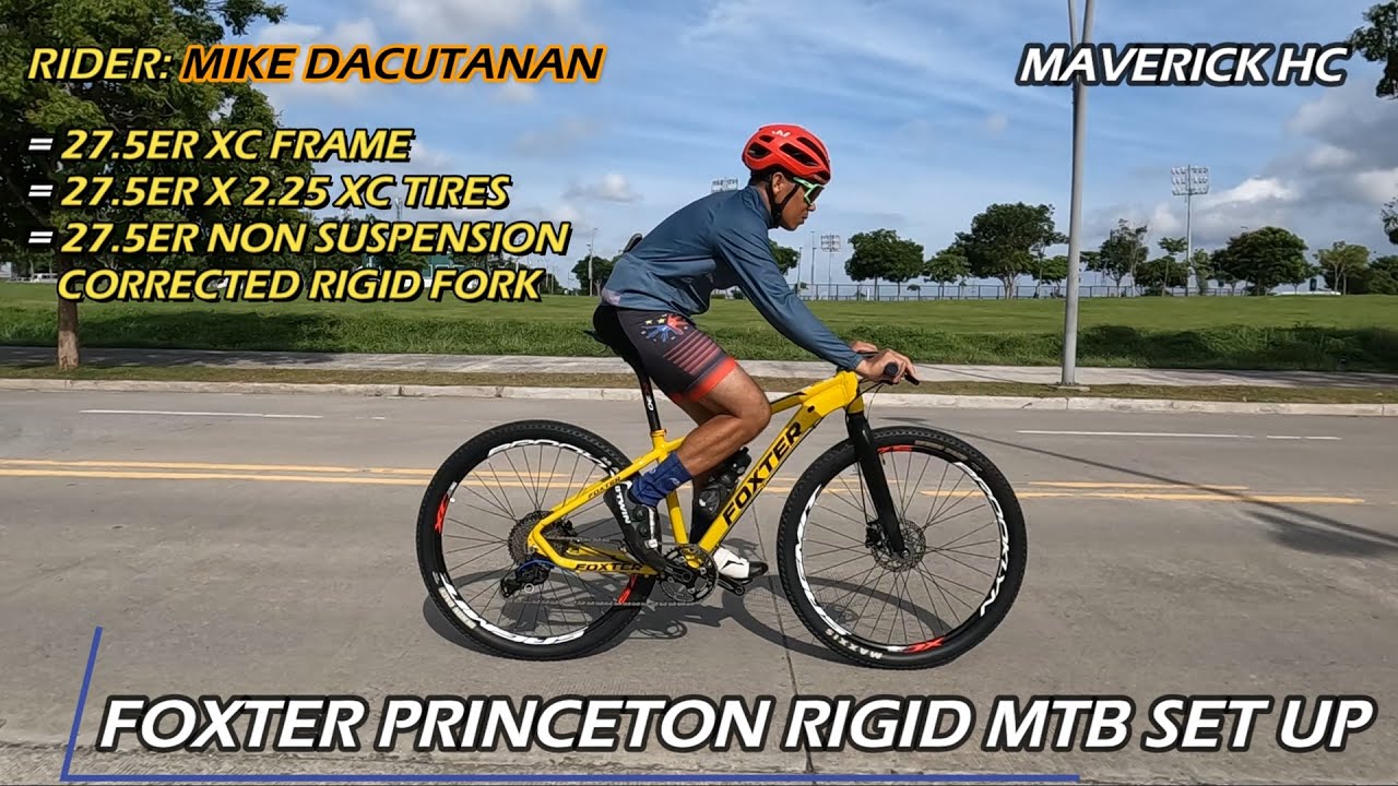 Bikecheck sa Updated FOXTER PRINCETON Rigid MTB ni Mike Dacutanan - YouTube