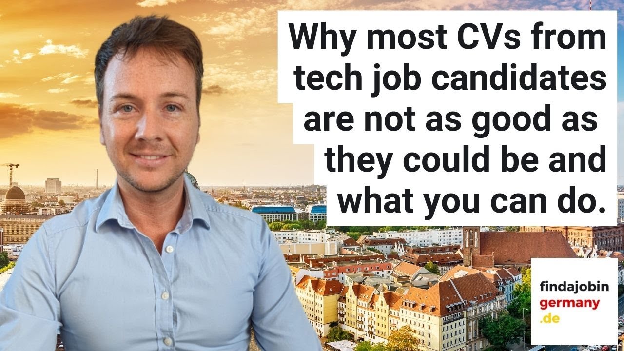 Why most CVs are not as good as they could be - and what you can start ...