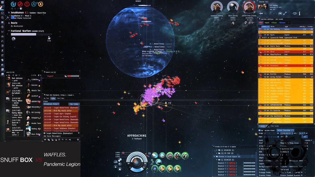 Eve Online: Snuff Box vs WAFFLES. & Pandemic Legion - YouTube