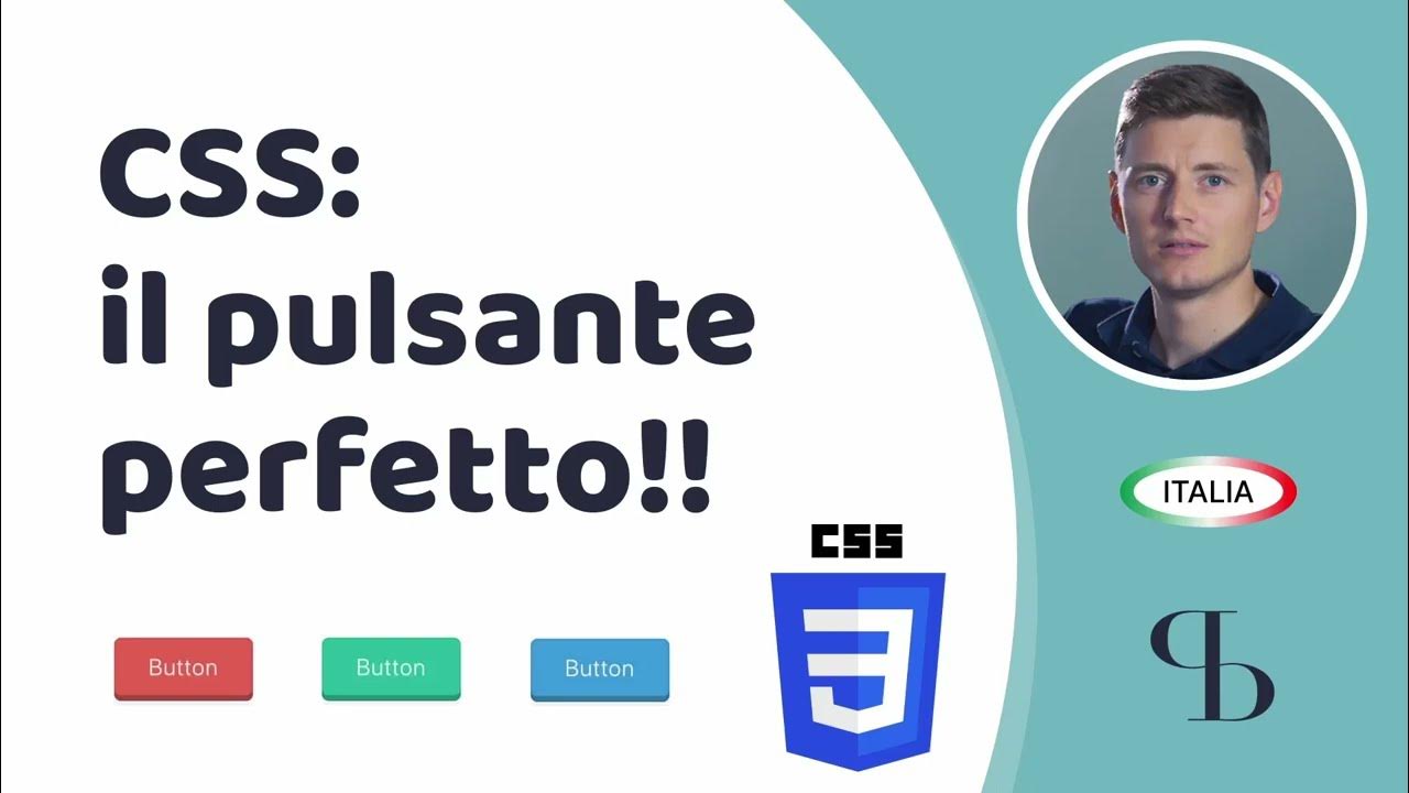 CSS: il pulsante perfetto - Le basi - 2023 - YouTube