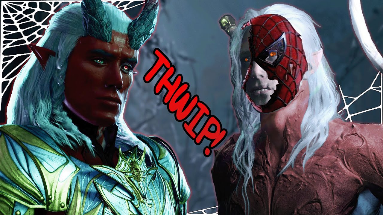 Fighting Spider-Man in Baldurs Gate - YouTube