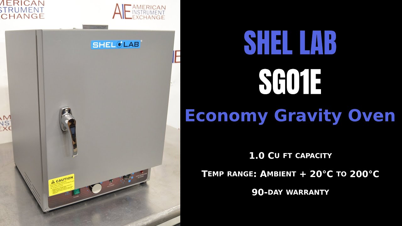Shel Lab SGO1E Economy Gravity Oven (Item - 3729E OVEN) - YouTube