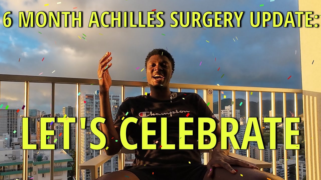 Achilles Rupture Surgery: 6 Month Update | Recovery | BFR | Electric ...