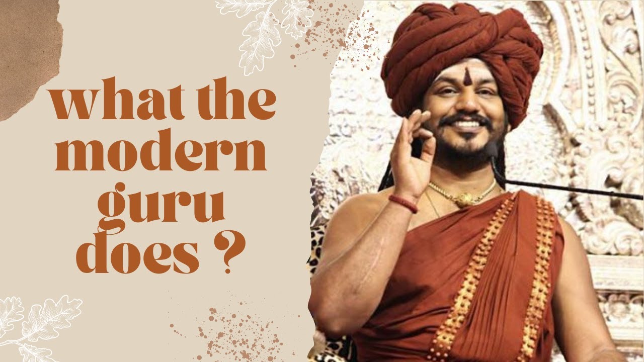 Do you know What the Modern Indian Spiritual Guru Does? Analysis By ...