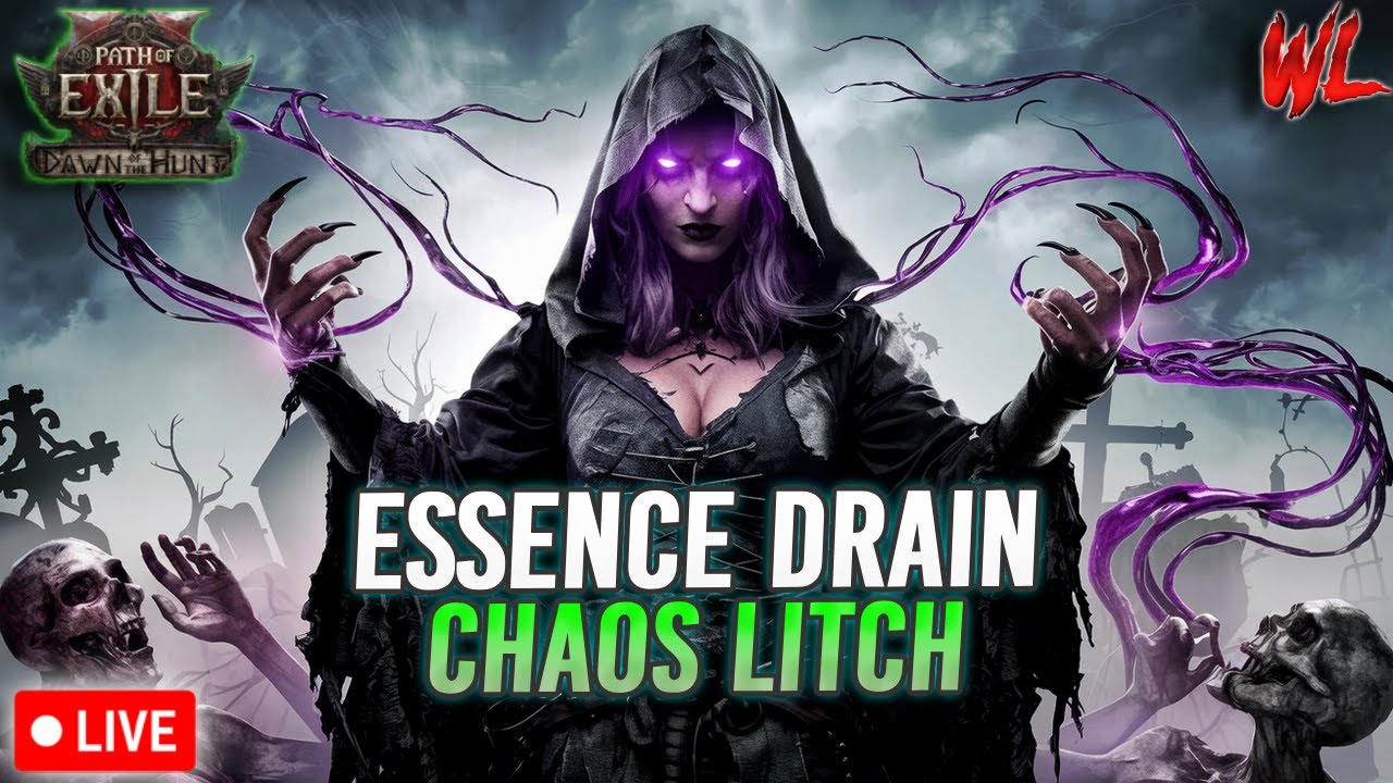 🔴ESSENCE DRAIN WITCH - WARLUG - !ED !crit !lightning !guild !price - YouTube
