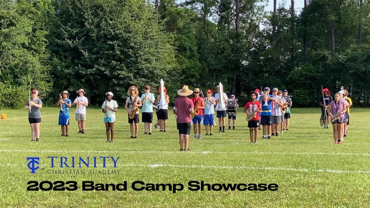 2023 Trinity Christian Marching Conquerors Band Camp Showcase - YouTube