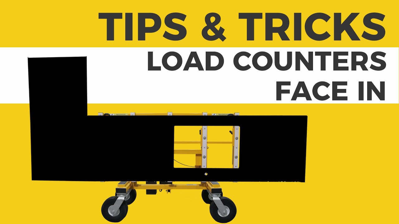 Load Counters Face In - Tips & Tricks with the No Lift System - YouTube