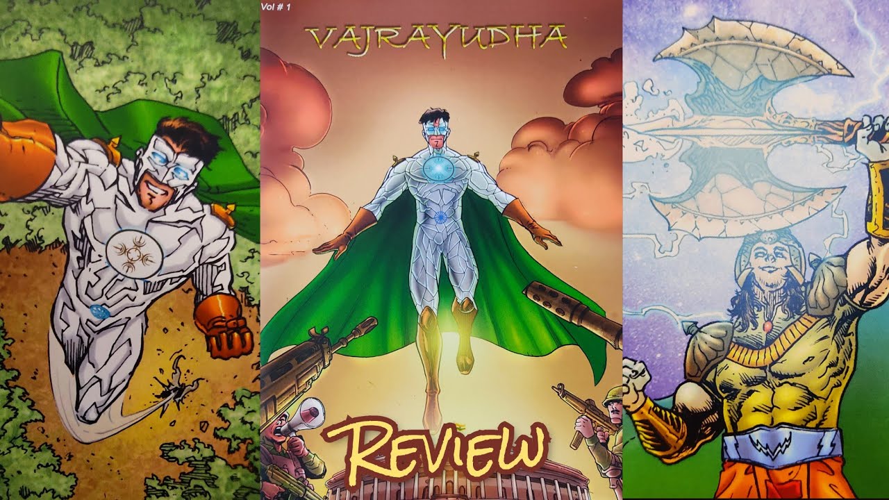 VAJRAYUDHA - A Mythology Based All New Indian Superhero | Comic Review ...