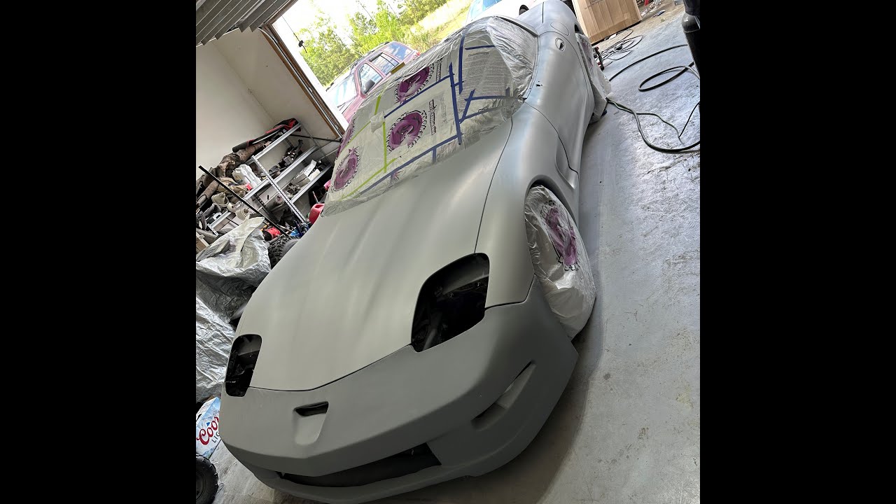 Laying this Backwoods paintjob on the C5 - YouTube