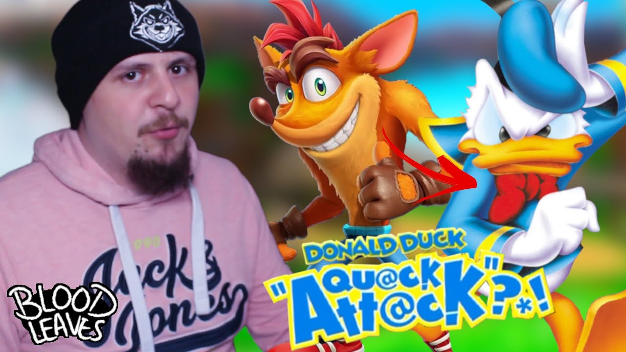 Donald Duck tut so als wäre er Crash Bandicoot... - YouTube