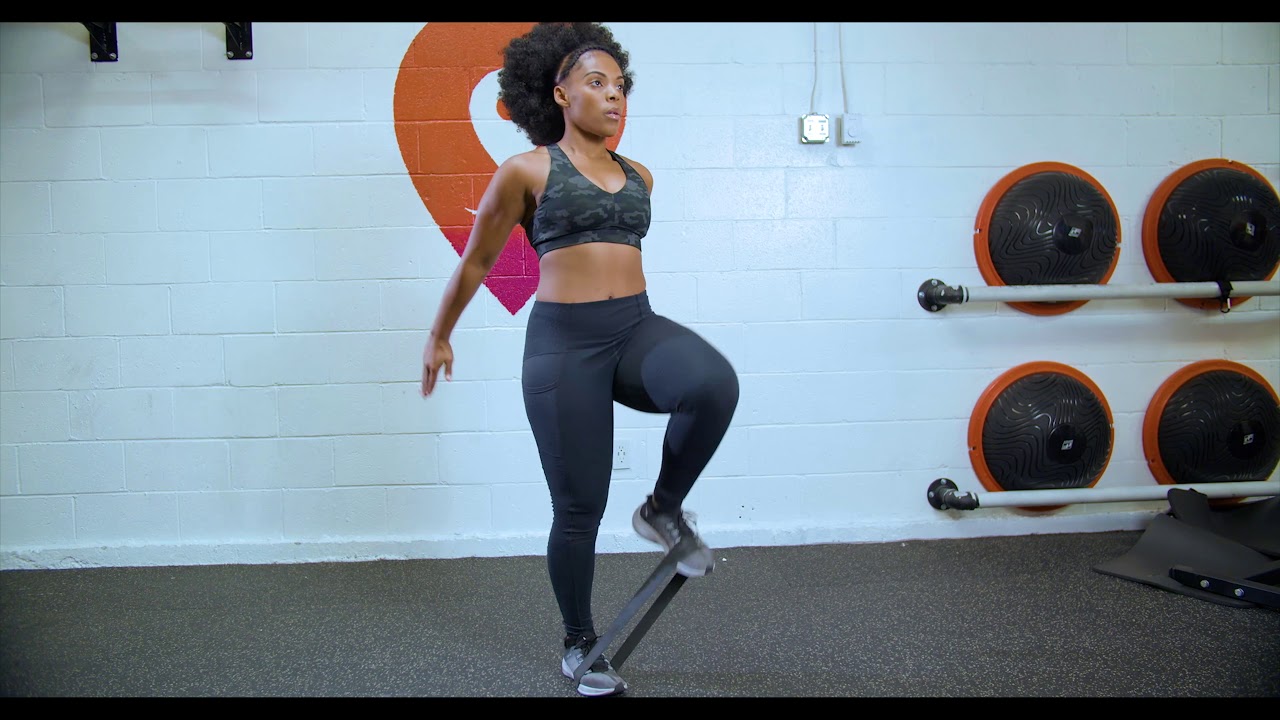 Banded High Knees - YouTube