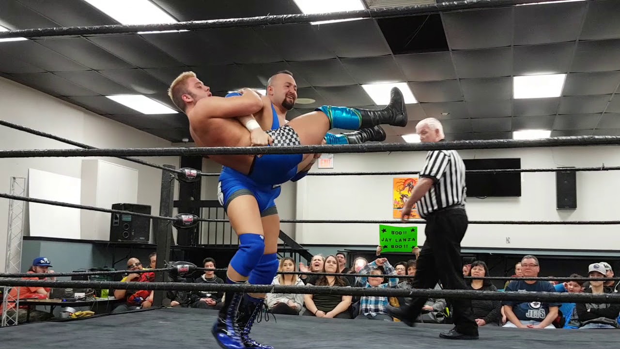 CWE in Selkirk - "Tasty" Travis Cole vs Jay Lanza - YouTube