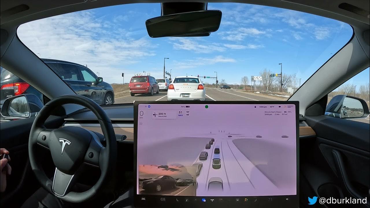 Tesla - FSD Beta 11.3.3 - Highlights - New Issue When Exiting US-10W # ...