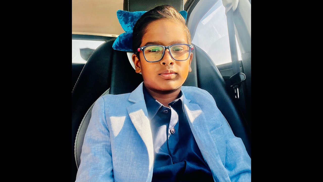 Gautham Welcome Note - Aadhav Public School Gala Infinito 2024 - YouTube