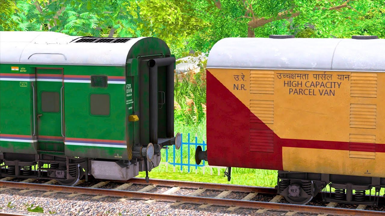 PARCEL VAN DECOUPLING ARMY COACH | RAILROAD | Train Simulator | TRAIN ...