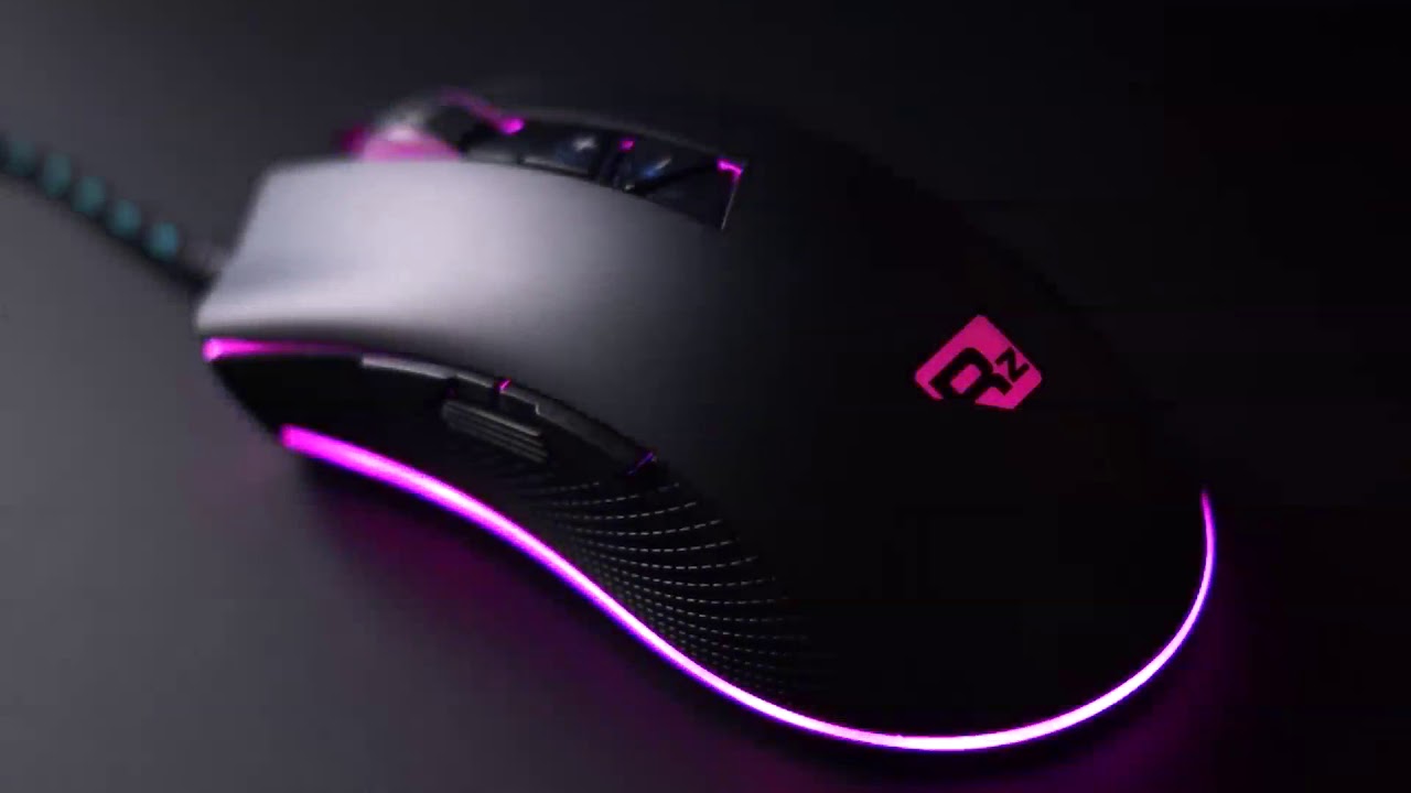 RIZUM G-FACTOR Z800 Pro Gaming Mouse LED Effect - YouTube