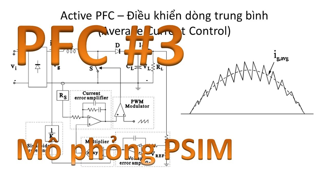 PFC #3 | Hiệu Chỉnh Hệ Số Công Suất | Điều Khiển Dòng Trung Bình - Mô ...